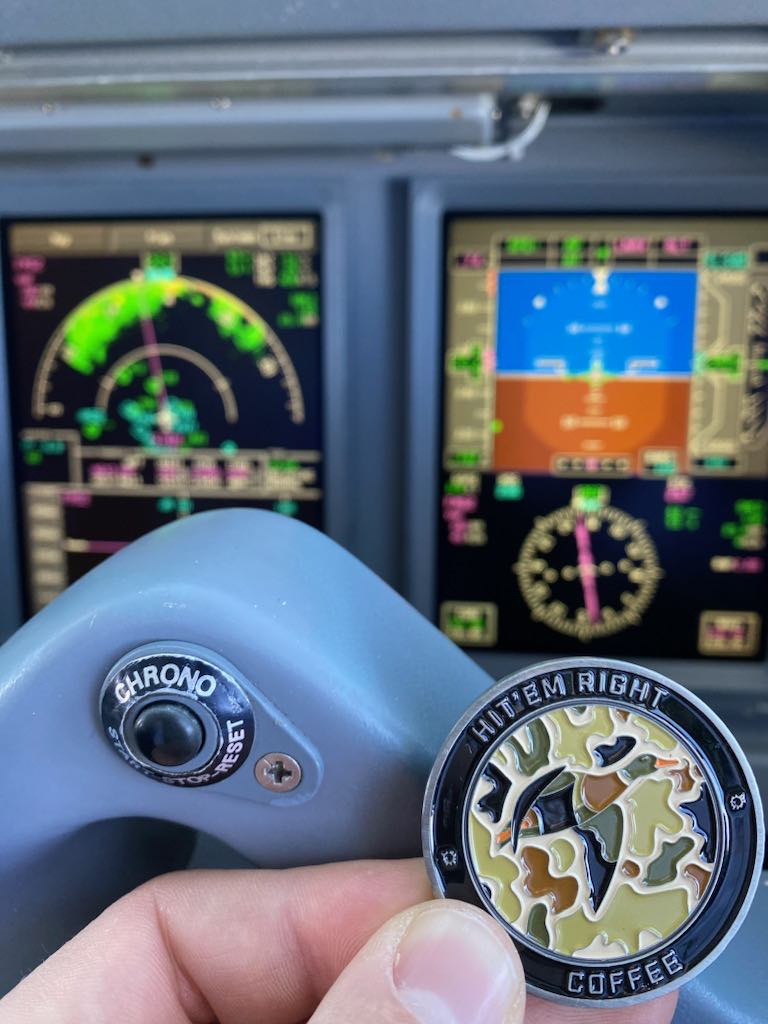 Hit'Em Right Coffee - Camo Duck - Coin